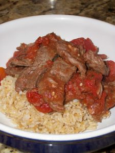 Italian Beef over Rice - Around My Family Table