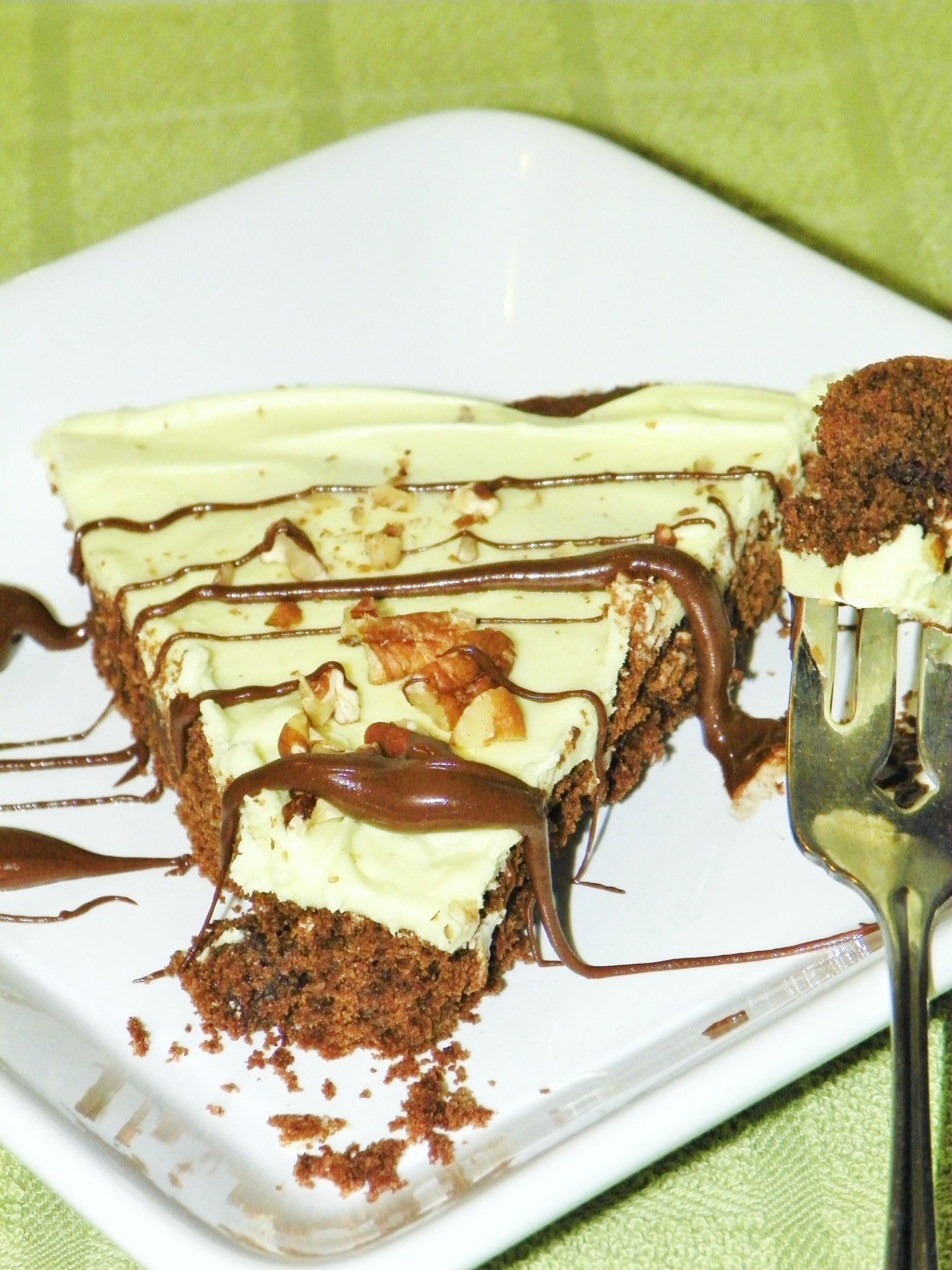 St. Paddy's Mint Chocolate Chocolate Chip Pizza - Around My Family Table