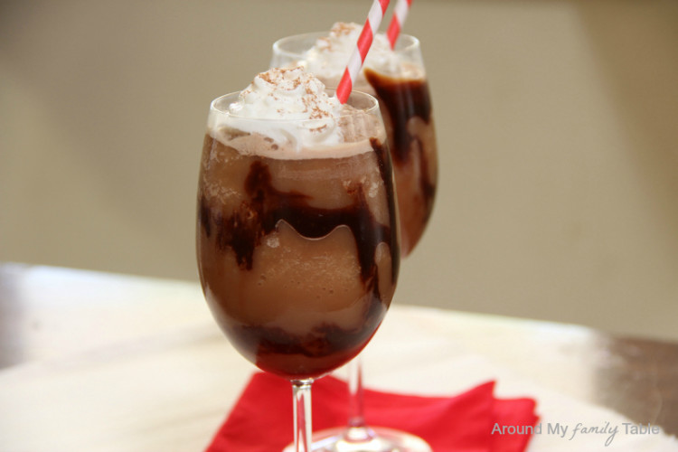 Frozen Mocha Latte - Around My Family Table