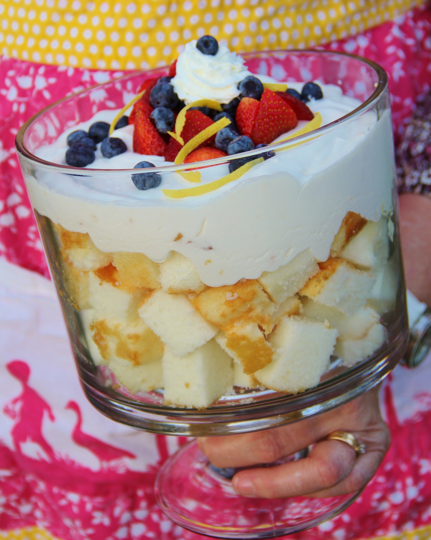Lemon Berry Trifle - Around My Family Table
