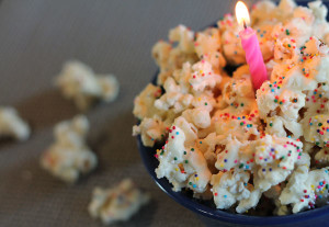 Birthday Cake Popcorn - Around My Family Table