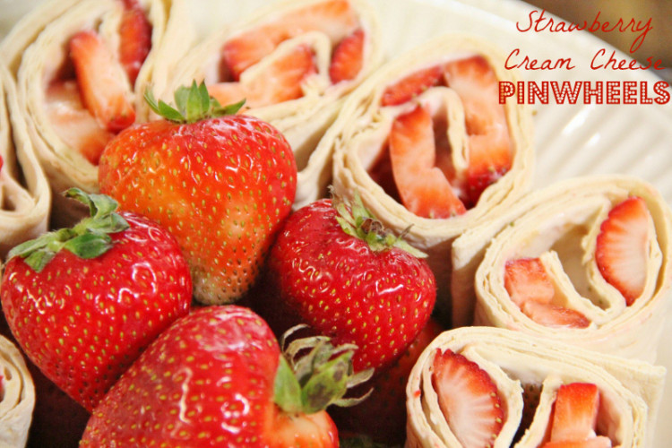 Strawberry Cream Cheese Pinwheels - Around My Family Table
