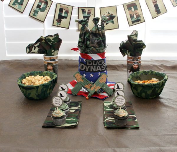 Duck Dynasty Birthday Party - Around My Family Table