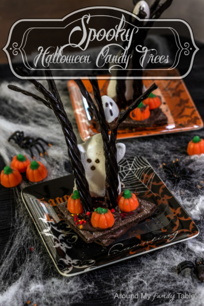 Spooky Halloween Candy Trees - Around My Family Table