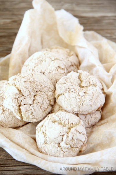 Apple Pie Crinkle Cookies - Around My Family Table