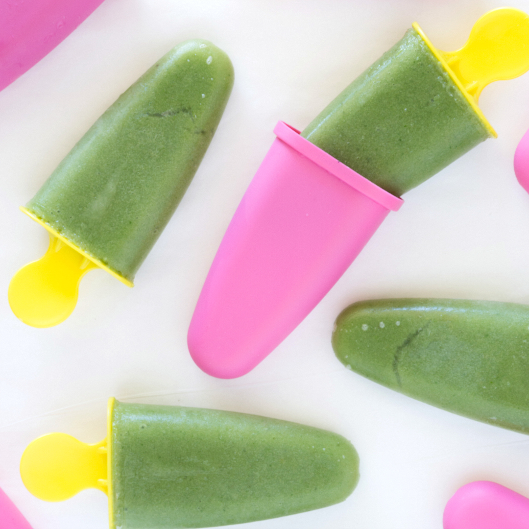 Skinny Greens Popsicles - Around My Family Table