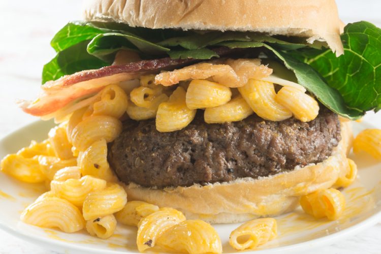 Mac & Cheese Burger - Around My Family Table