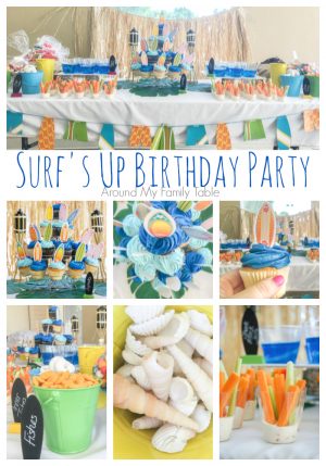 Surf's Up Birthday Party - Around My Family Table