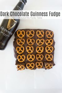 Dark Chocolate Guinness Fudge - Around My Family Table