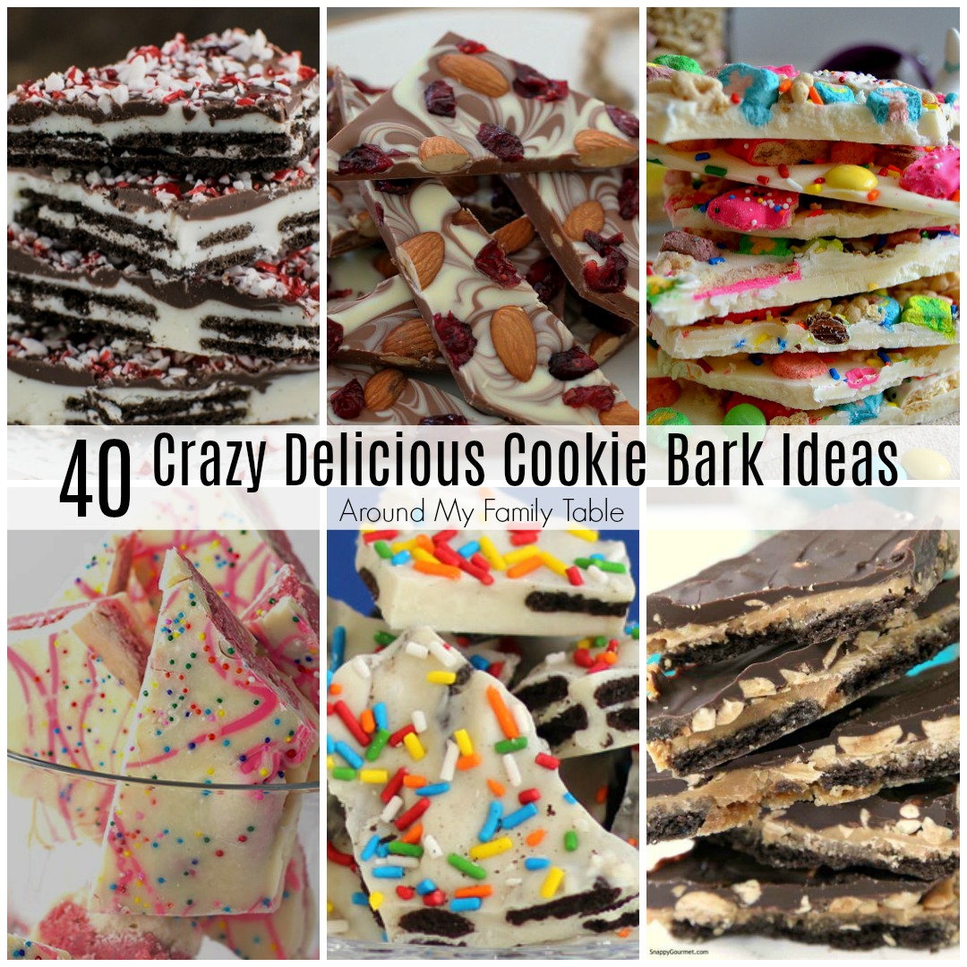 Crazy Delicious Cookie Bark Ideas - Around My Family Table