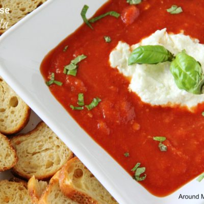 Goat Cheese Fonduta - Around My Family Table
