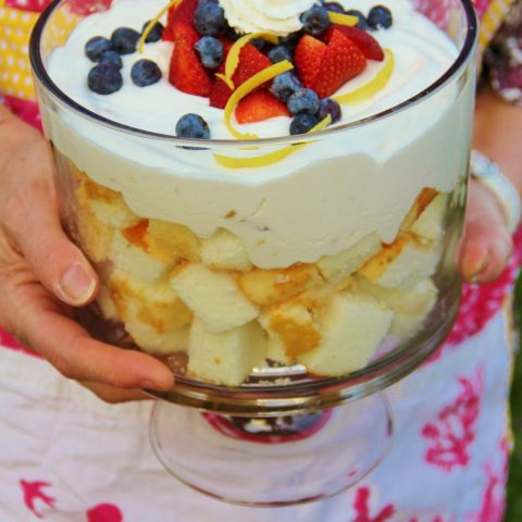 Lemon Berry Trifle - Around My Family Table