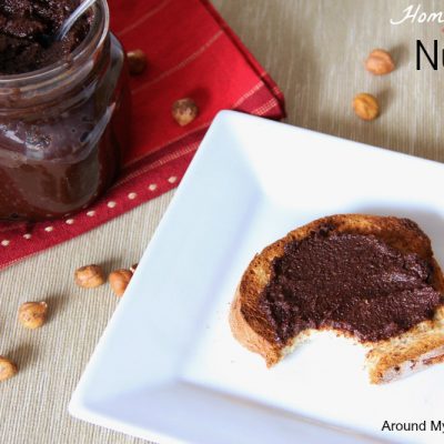 Homemade Dairy Free Hazelnut Spread - Around My Family Table