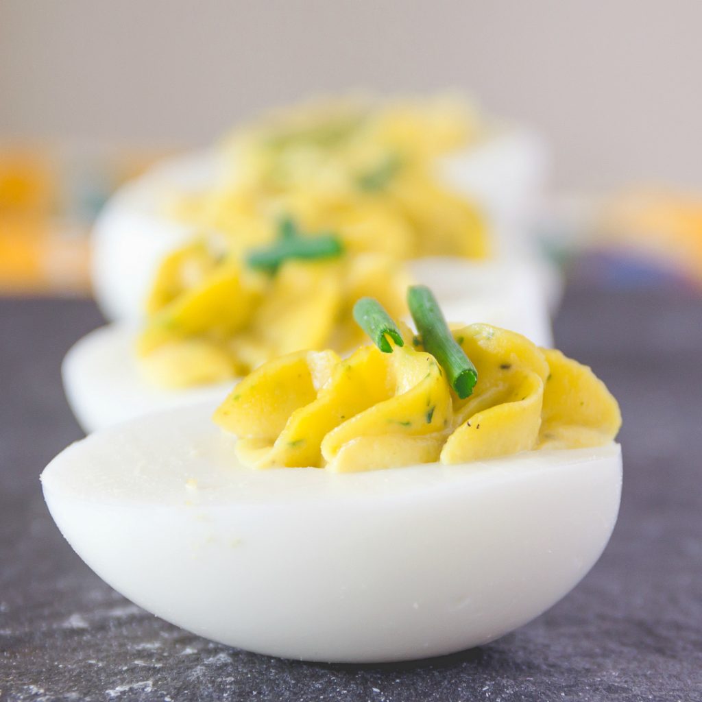 Ranch Deviled Eggs - Around My Family Table