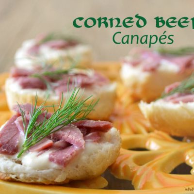Healthy Corned Beef Canapes - Around My Family Table