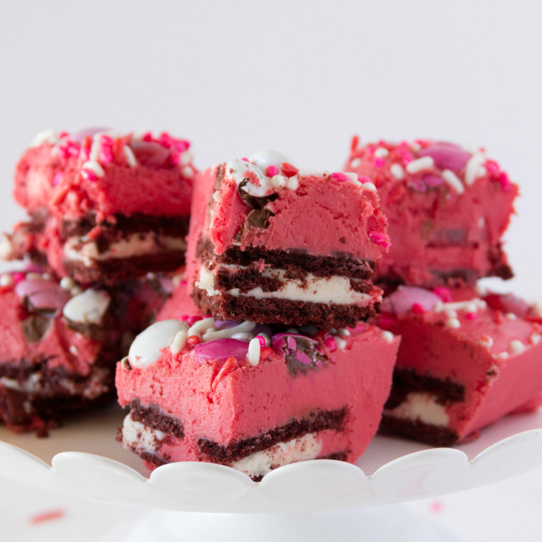 Red Velvet Fudge - Around My Family Table