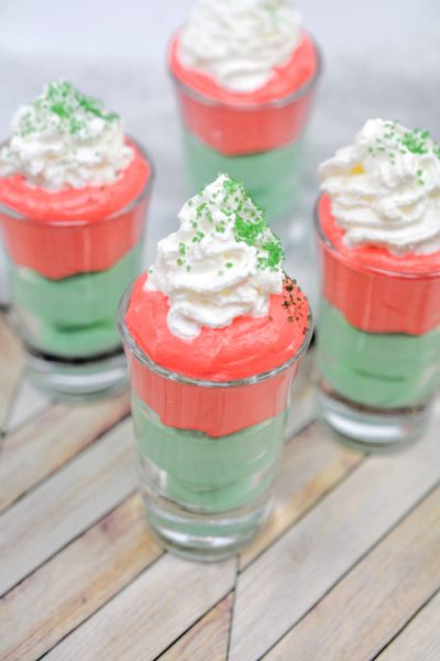 Keto White Chocolate Christmas Shooters - Around My Family Table